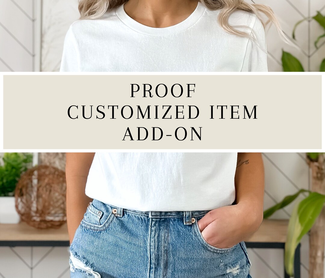 CUSTOM ORDER PROOF Add-on - Visualize and Approve Your Order Before It ...