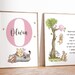Set of 3 Classic Winnie the Pooh Personalized Name Print Pooh Nursery ...