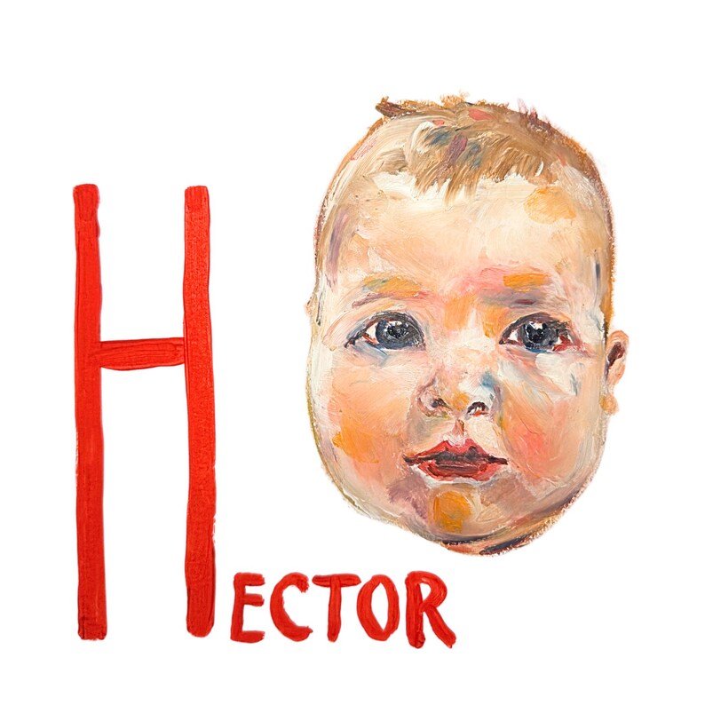 Personalised Alphabet Portrait - Etsy
