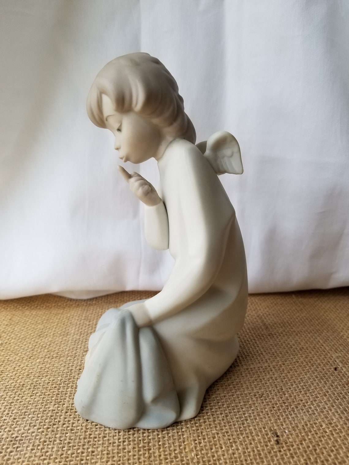 Lladro angel With Child Figurine 4635 | Etsy