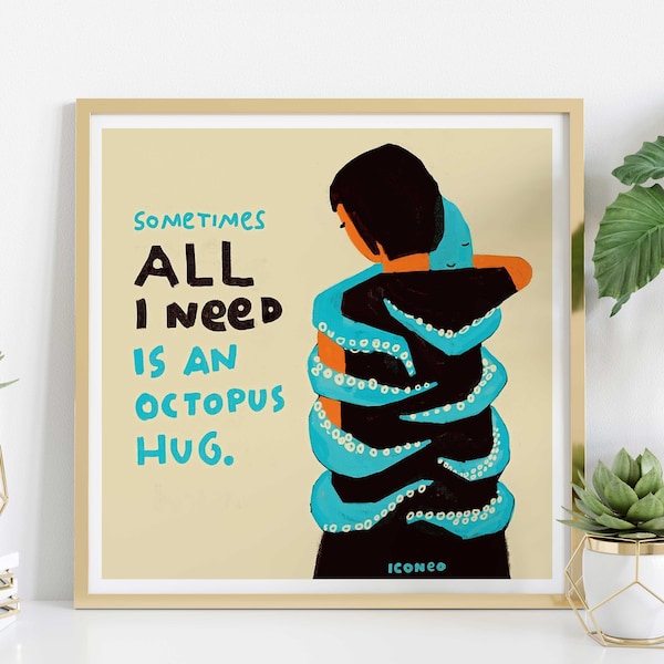 Octopus Hug - Etsy