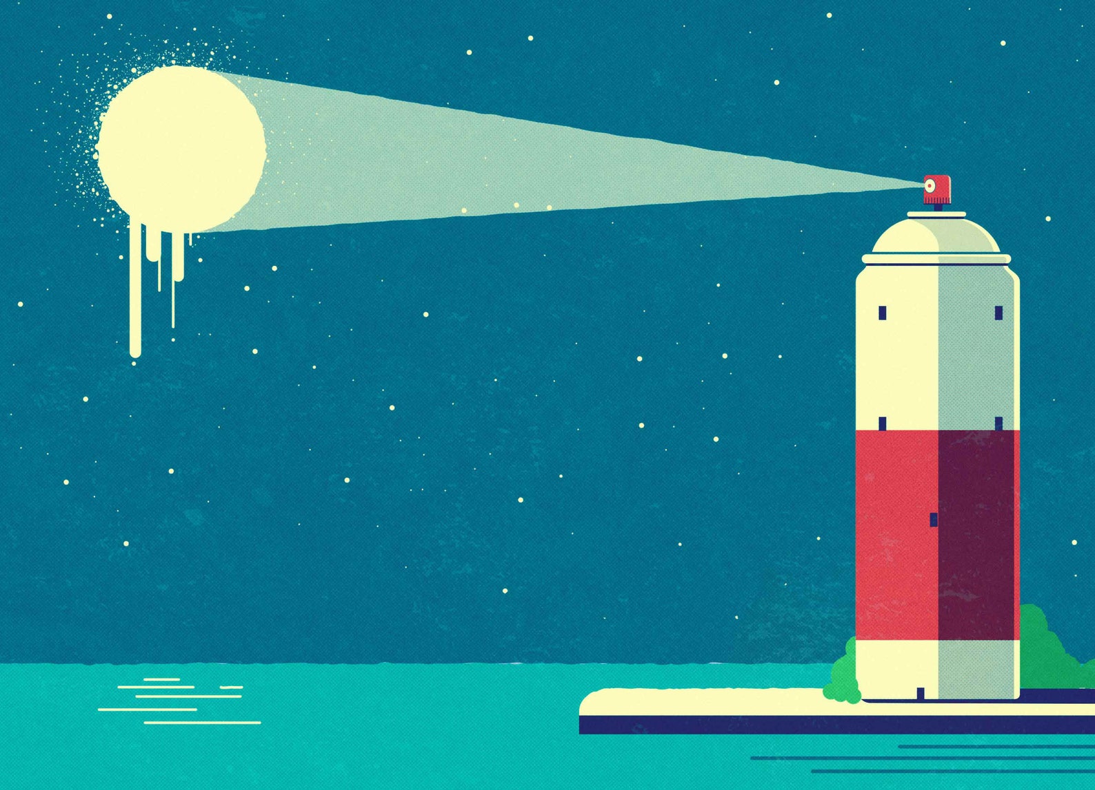 Lighthouse Moon Spray BY ICONEO | Etsy