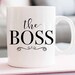The Boss Mug Boss Gift Entrepreneur Gift New Business | Etsy