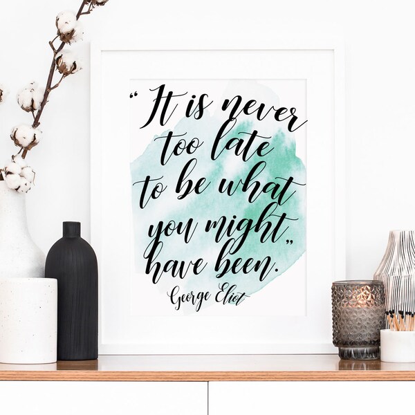 Never Too Late - Etsy