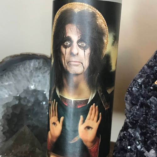 Alice Cooper Funny Prayer Candle Celebrity Prayer Candle | Etsy