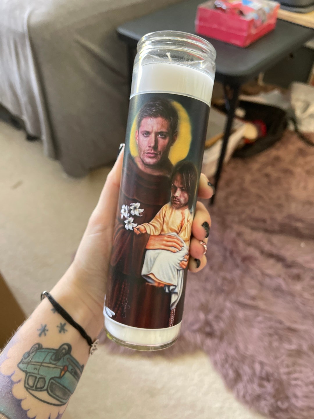 Sam and Dean Funny Prayer Candle, Super Natural Prayer Candle, Funny ...
