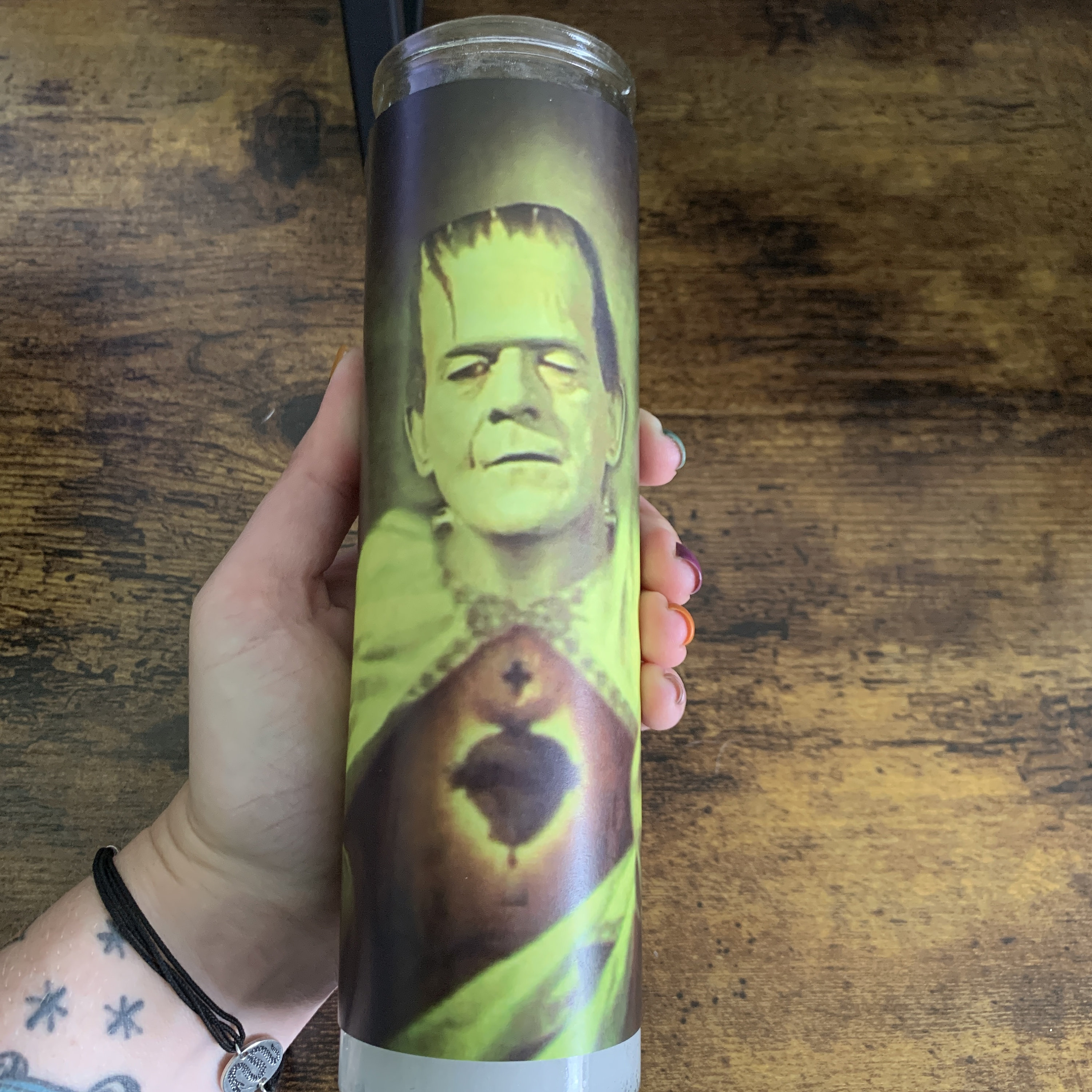 Frankenstein Monster Prayer Candle, Horror Prayer Candle, Funny ...