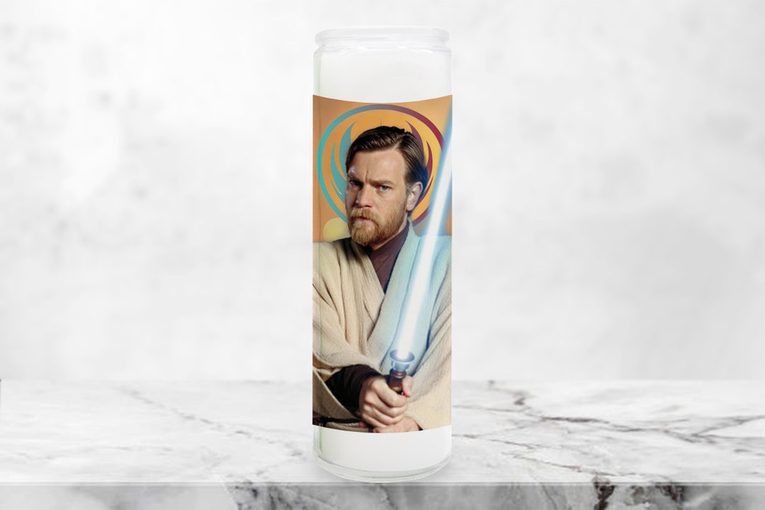 Obi-wan Funny Prayer Candle, Star Wars Prayer Candle, Funny Religious ...