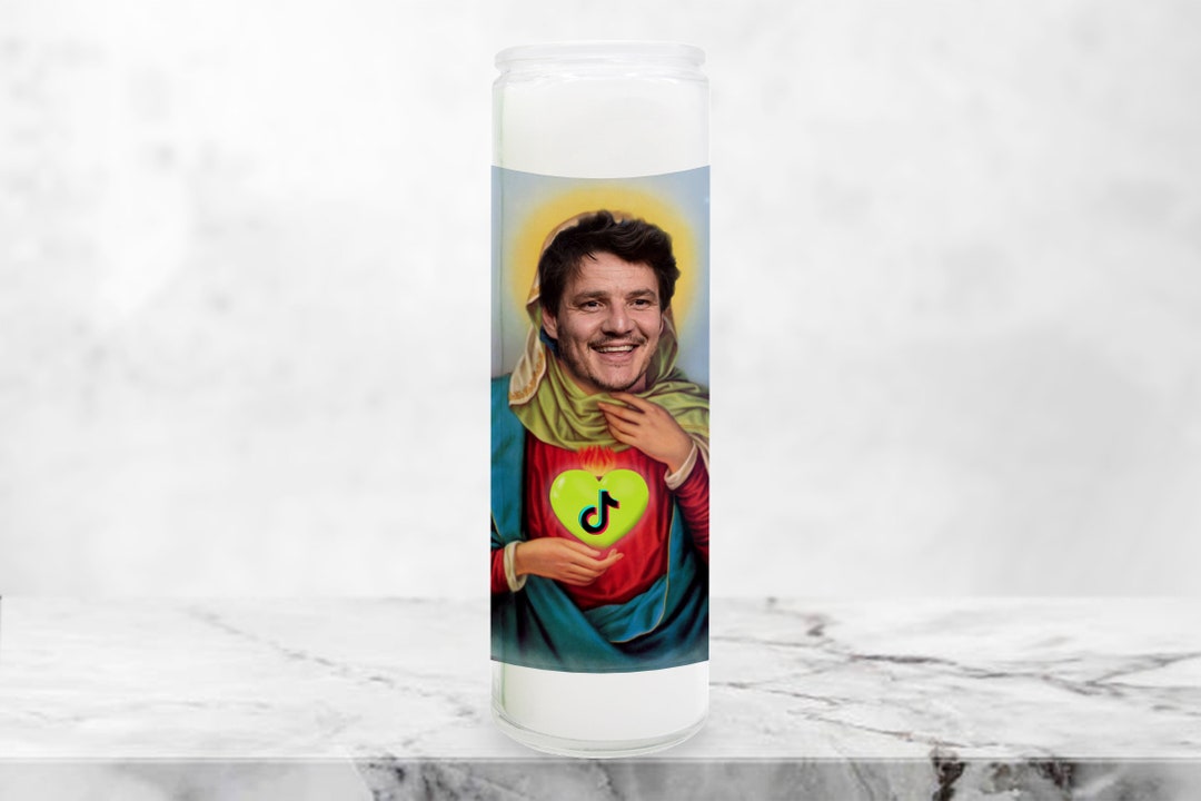 Pedro Pascal Funny Prayer Candle, Tik Tok Prayer Candle, Funny ...
