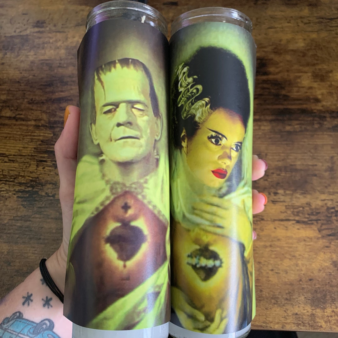 Frankenstein Monster Prayer Candle, Horror Prayer Candle, Funny ...