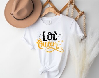 Loc Queen Svg - Etsy