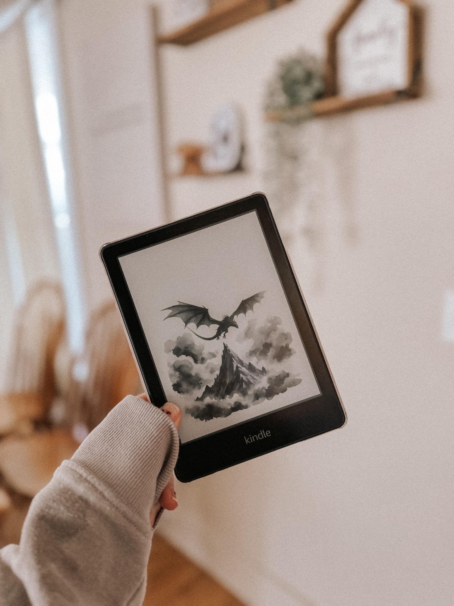 Kindle Paperwhite Full Screen Lock Screen - Midnight Flight - Etsy