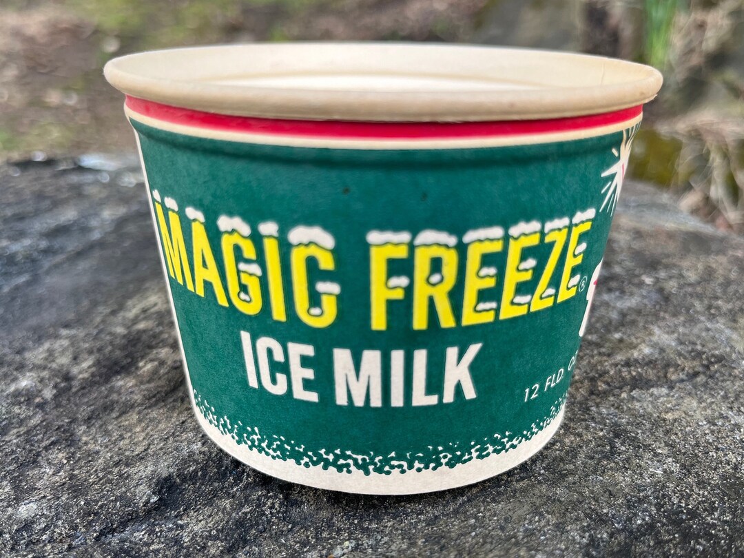 Vintage Magic Freeze Ice Milk Ice Cream Sundae Cup Lily Tulip Company ...