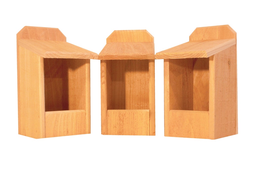 3 Cedar Nesting Boxes - Etsy
