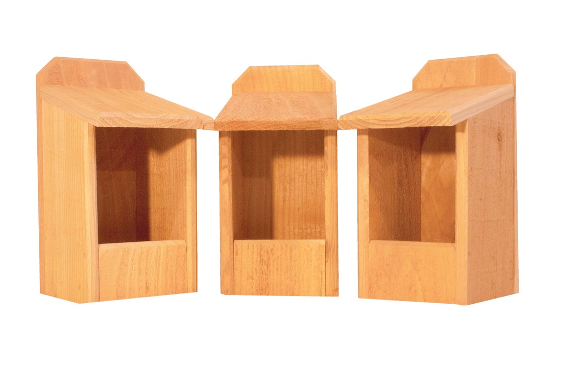 3 Cedar Nesting Boxes - Etsy