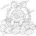 Easter Sloth Printable Coloring Page Instant Download - Etsy