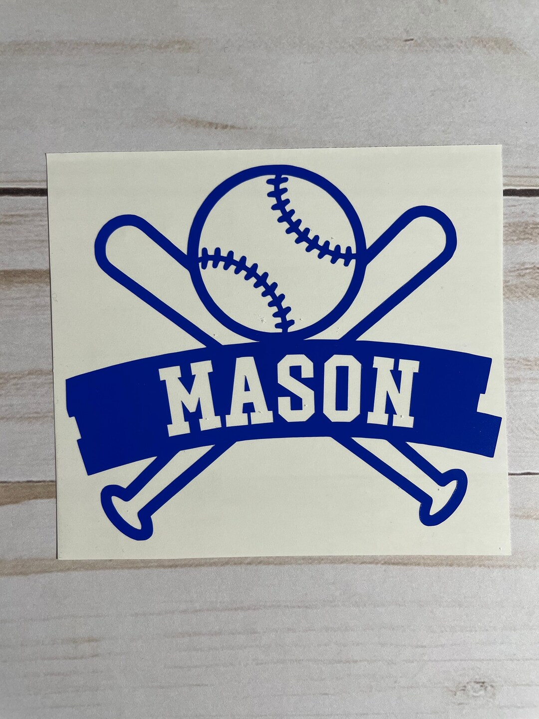 Baseball Vinyl Decal | Laptop Decal | Window Decal | Car Decal - Etsy