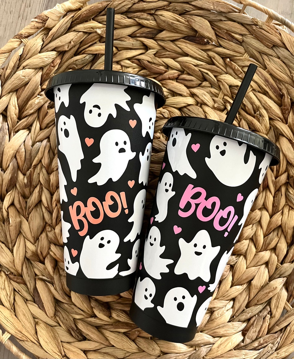 Cute Ghosts Cold Cup / Ghosts Tumbler/ Halloween Cold Cup / - Etsy