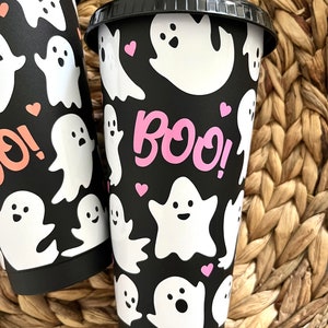 Cute Ghosts Cold Cup / Ghosts Tumbler/ Halloween Cold Cup / - Etsy