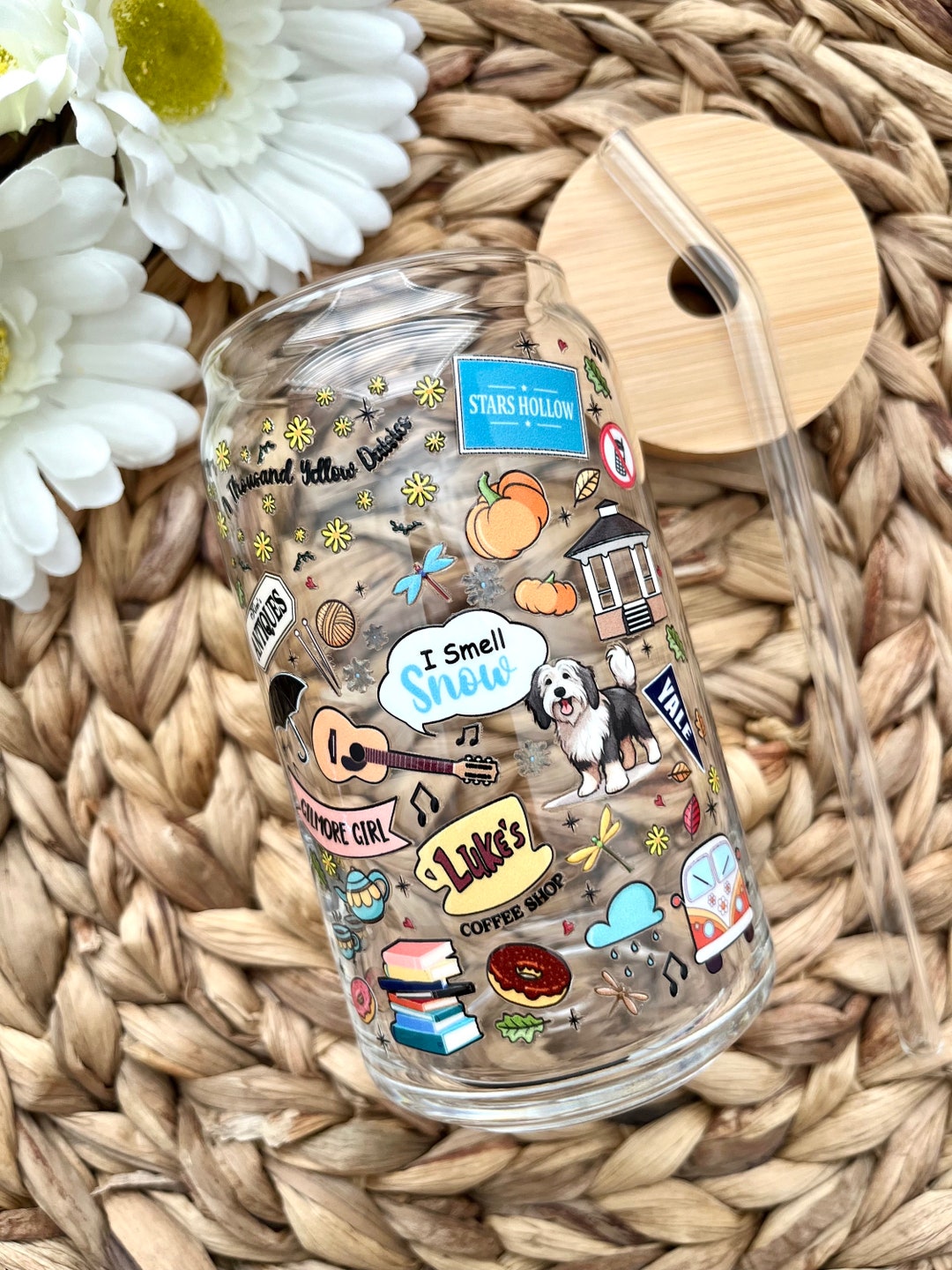 Girls Glass Cup / Girls Tumbler / Girls Gifts / Gifts for Her / Cute ...