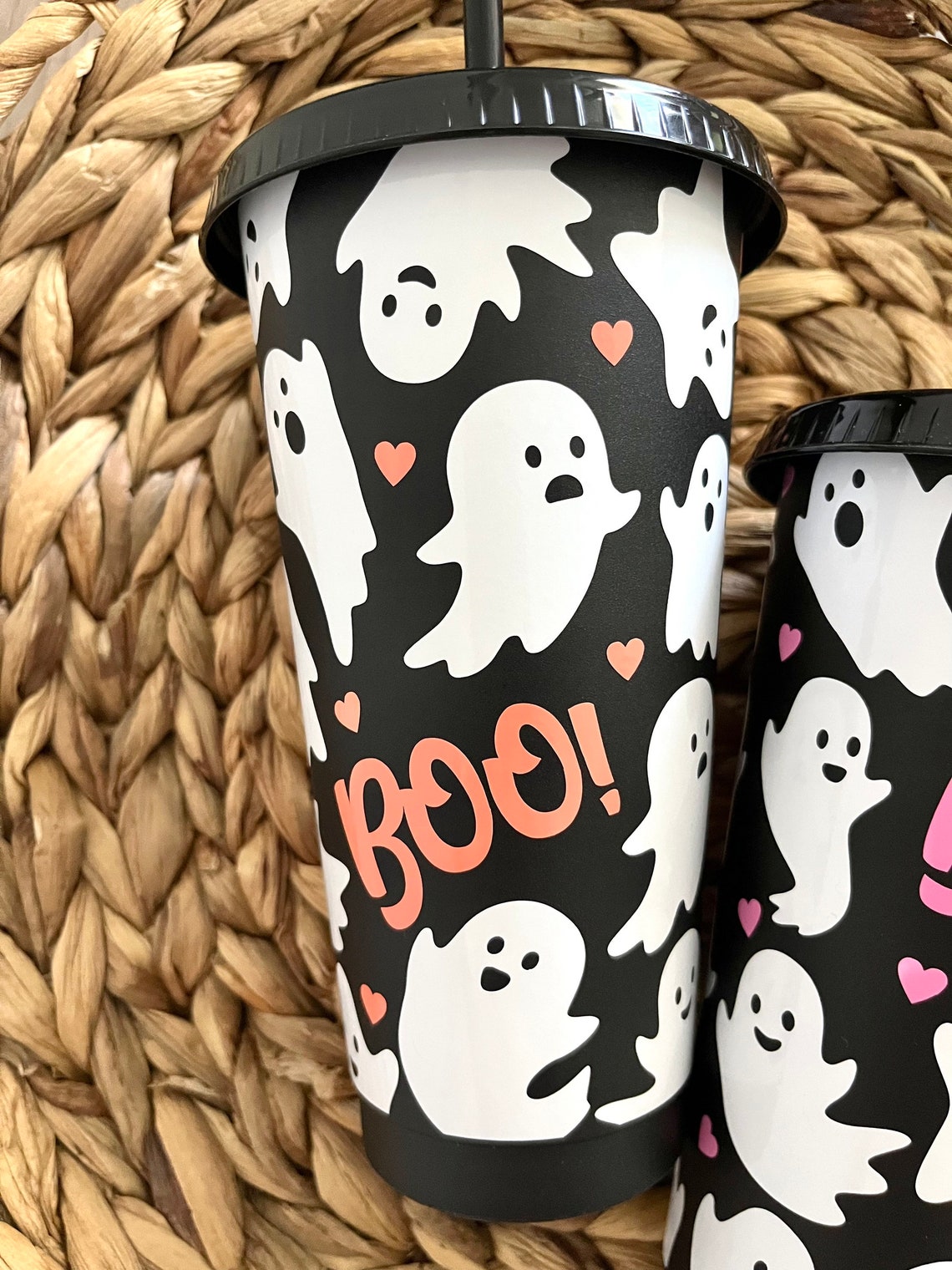 Cute Ghosts Cold Cup / Ghosts Tumbler/ Halloween Cold Cup / - Etsy