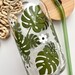 Monstera and Daisy Glass Cup / Iced Coffee Glass / Plants - Etsy