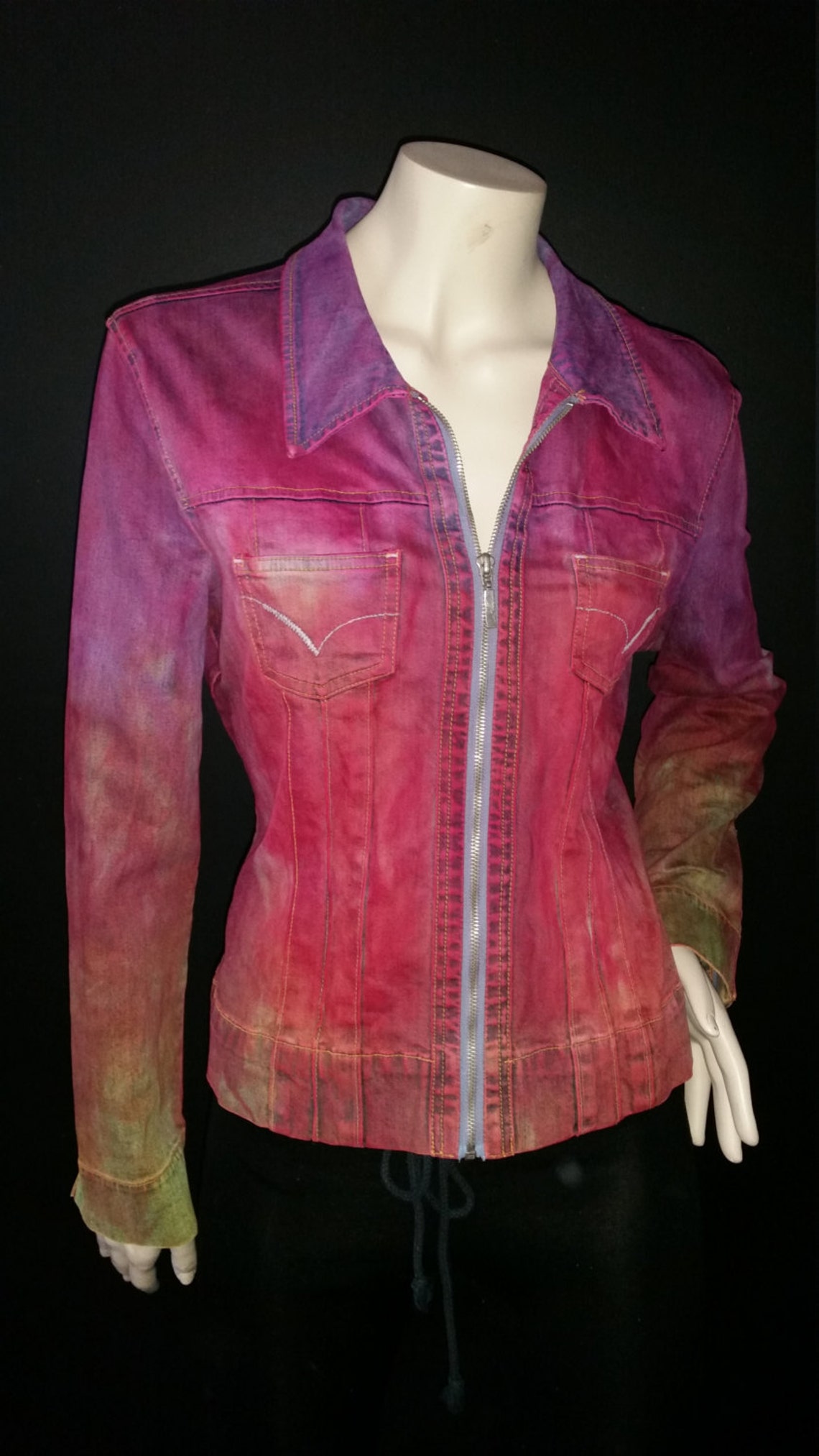 Loversbait Funky Denim Jacket. Australia. SIZE MEDIUM AU - Etsy