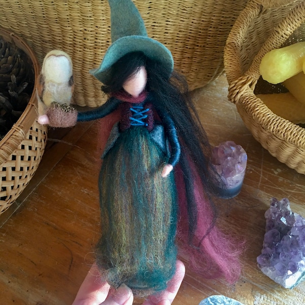 Needle Felted Witch - Etsy