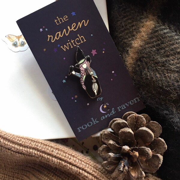Witch Pin - Etsy