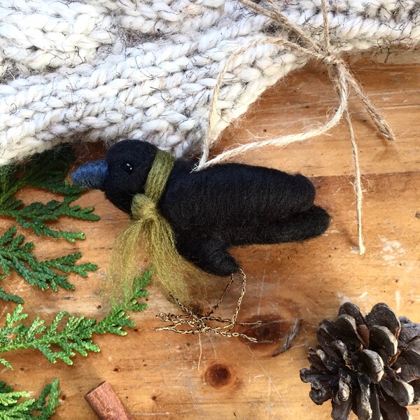 Crow Ornament - Etsy