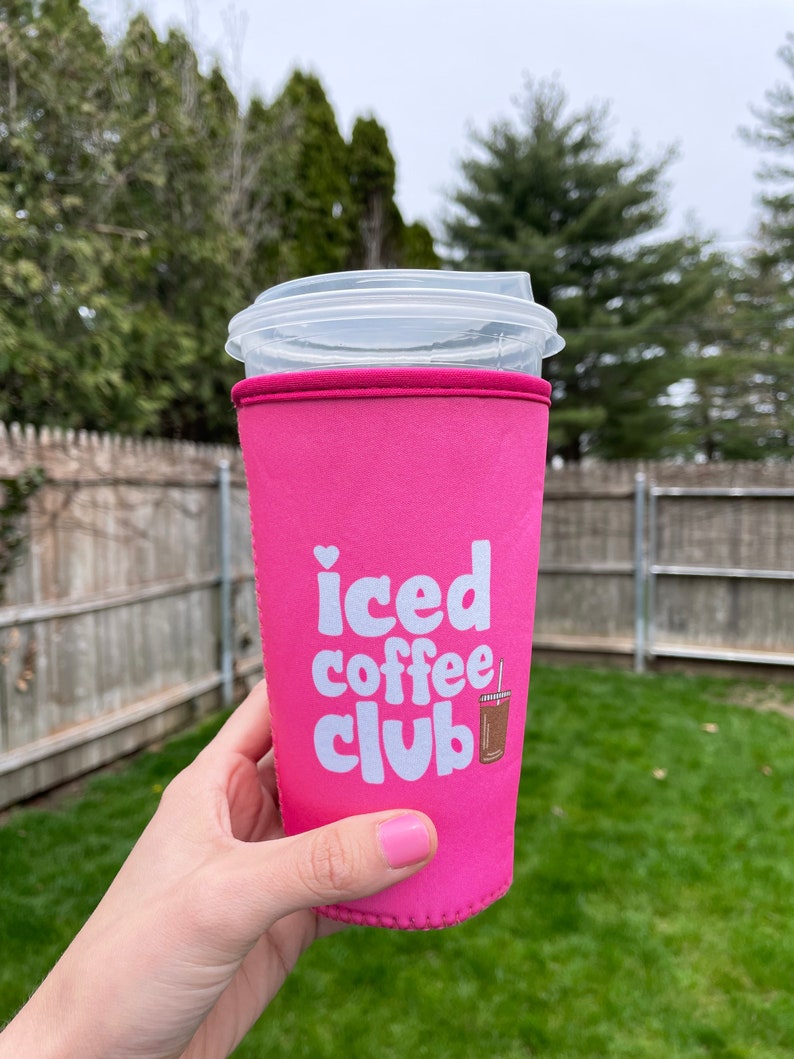 Iced Coffee Neoprene Sleeve - Etsy