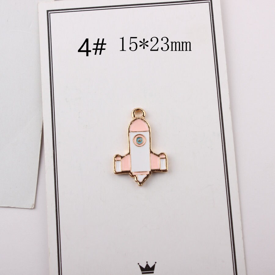 10PCS Enamel Charms Alloy Charm Pendant Tiny Charm Jewelry | Etsy