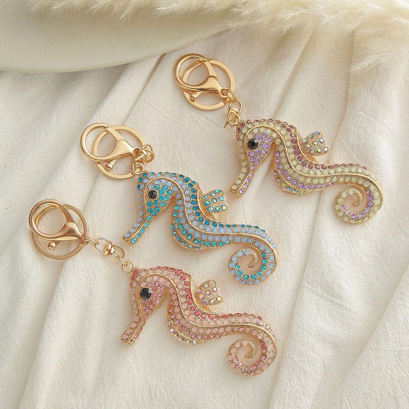 Seahorse Keychain - Etsy