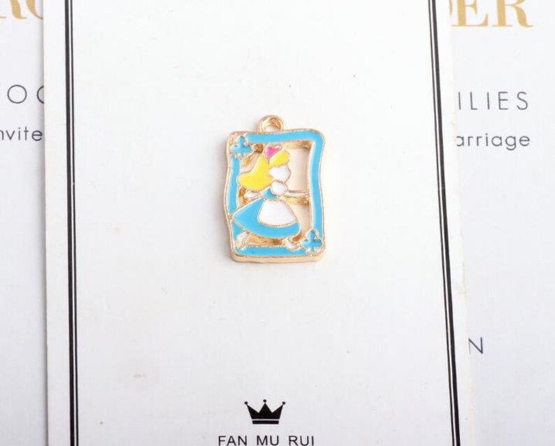 10PCS Enamel Rabbit Charms Alloy Charm Pendant Earring - Etsy