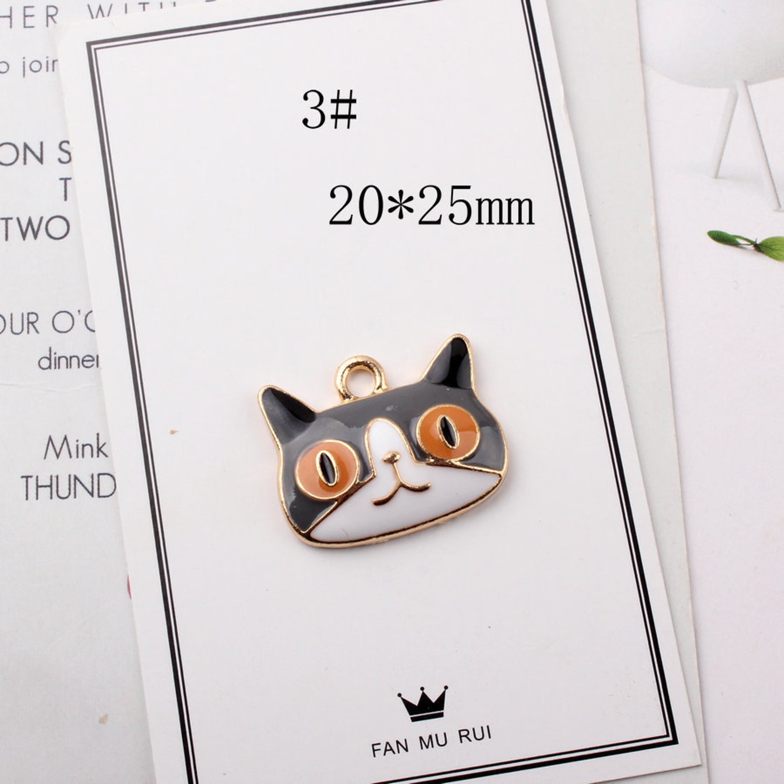 10PCS Cat Enamel Charms Alloy Charm Pendant Tiny Charm - Etsy