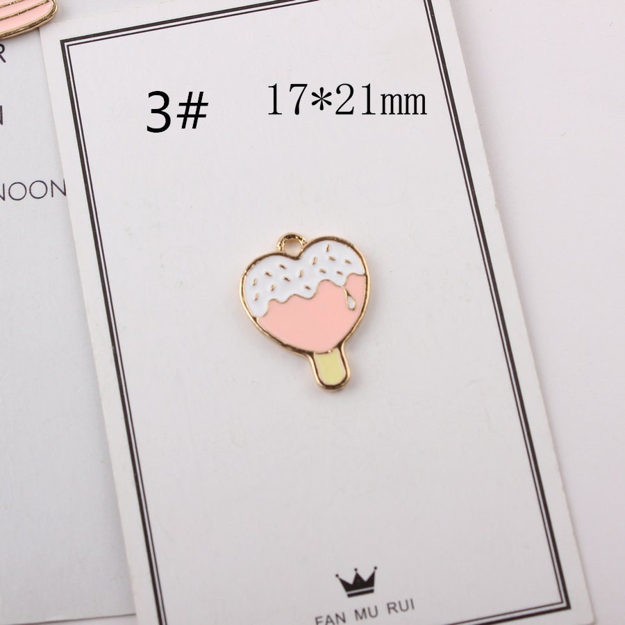 10PCS Enamel Charms Alloy Charm Pendant Tiny Charm Jewelry | Etsy