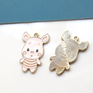 10/20PCS Cartoon Animation Enamel Charm,drop Oil Alloy Charm Pendant ...