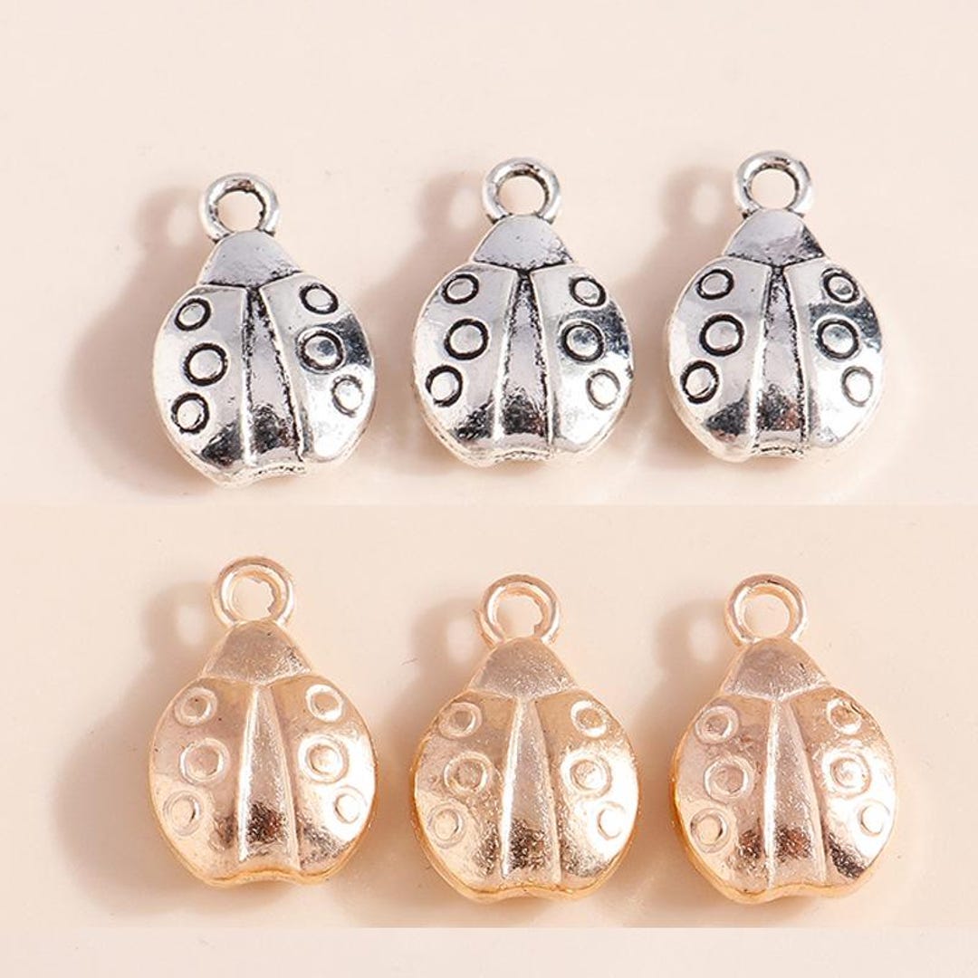 20PCS Handiwork Cartoon Seven-star Ladybug Pendants, Beetle Pendants ...