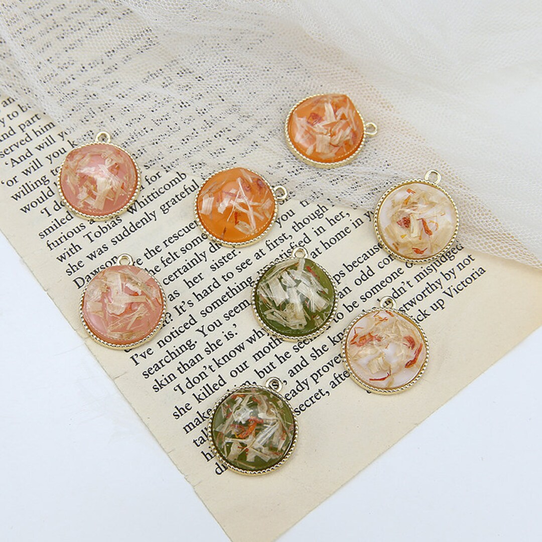 10PCS Resin Shell Charms, Resin Charm Pendant,acrylic Charms, Earring ...