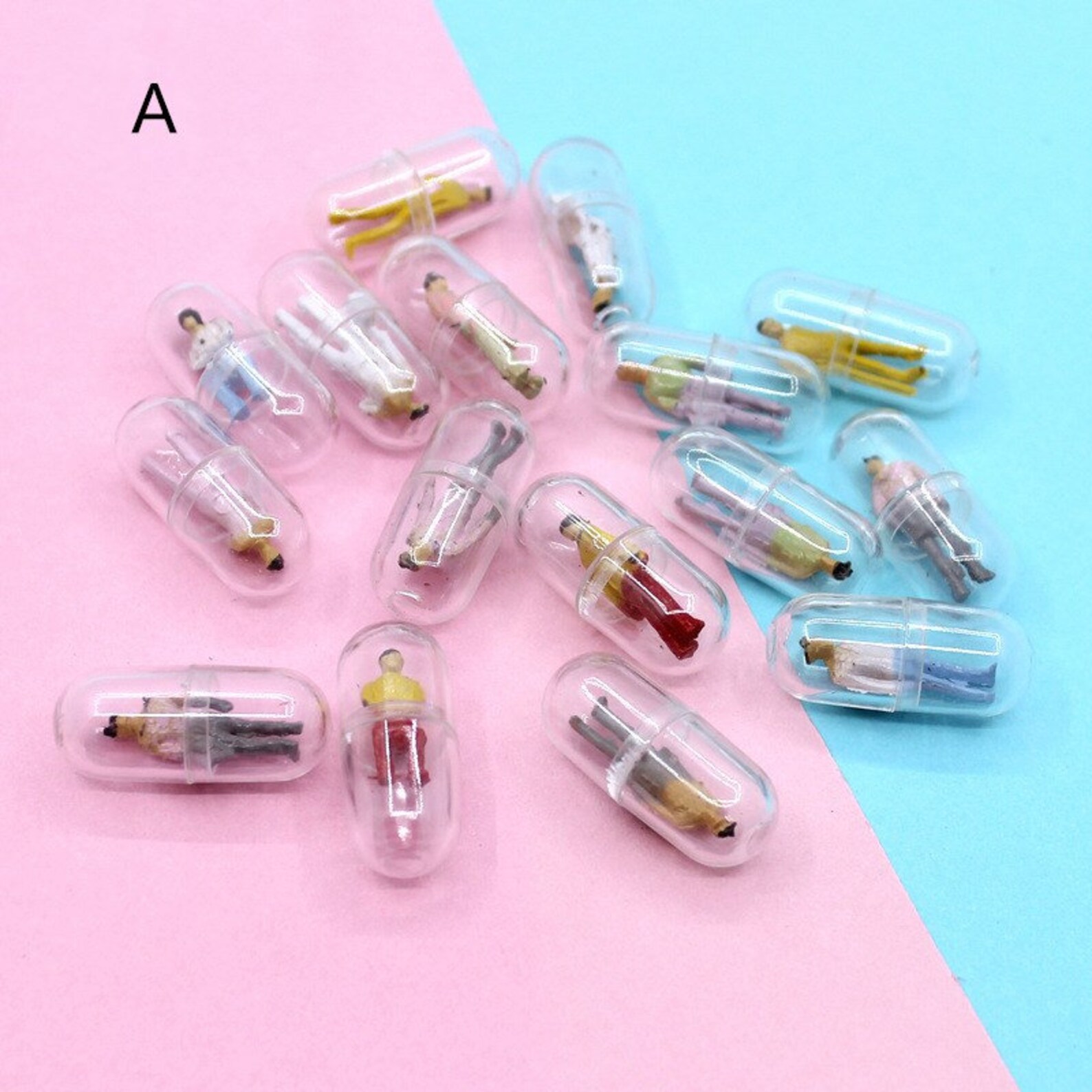 20/50pcs Resin Capsule Cabochon Embellishments Cabs DIY - Etsy