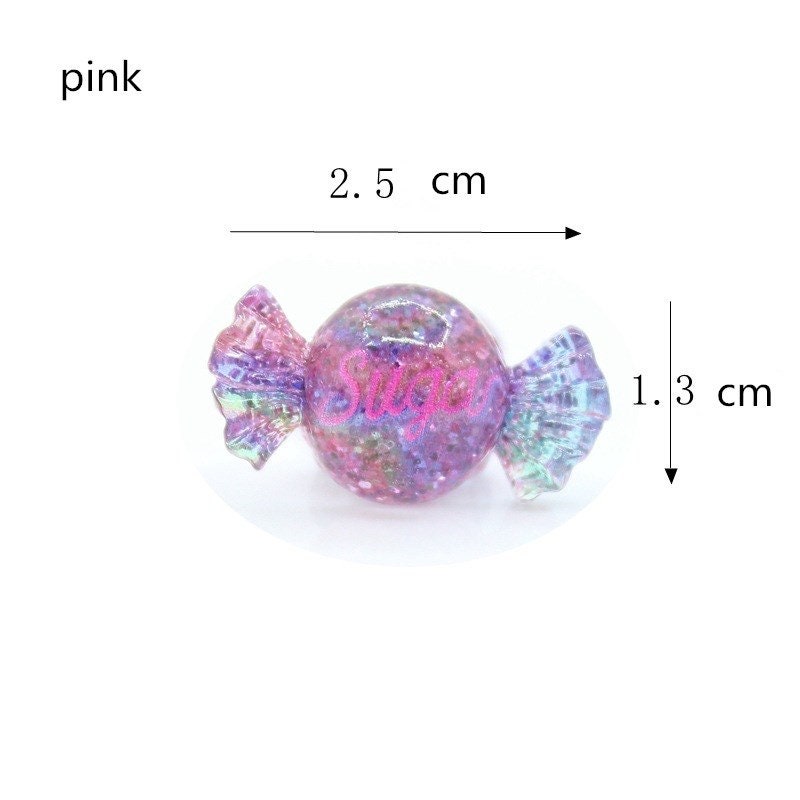 10/20/50pcs Candy Cabochon Embellishments Cabs DIY Decoration | Etsy