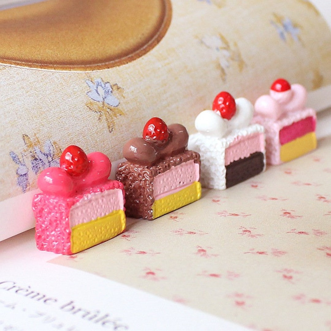 10/20/50pcs Cake Cabochon Embellishments Cabs Decoration for Phone Case ...
