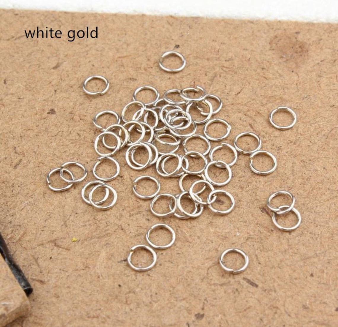 Jump Rings Split Rings Connectors For Diy Jewelry Finding | Etsy