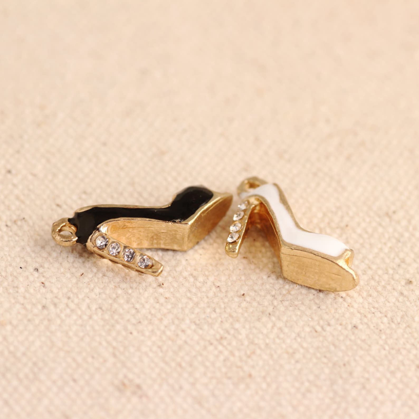 10PCS Shoe Enamel Charms Alloy Charm Pendant Tiny Charm | Etsy