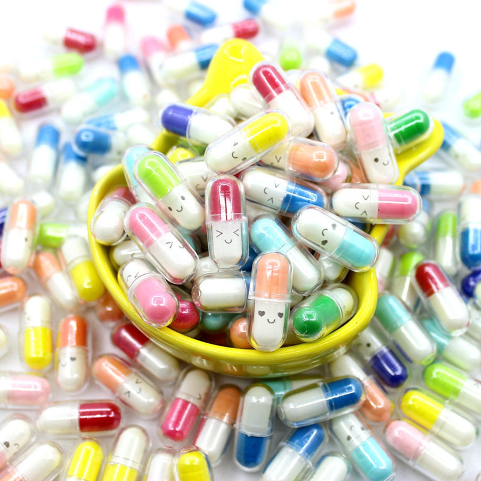 20/50pcs Resin Capsule Cabochon Embellishments Cabs DIY | Etsy