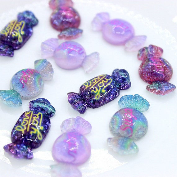 10/20/50pcs Candy Cabochon Embellishments Cabs DIY Decoration - Etsy