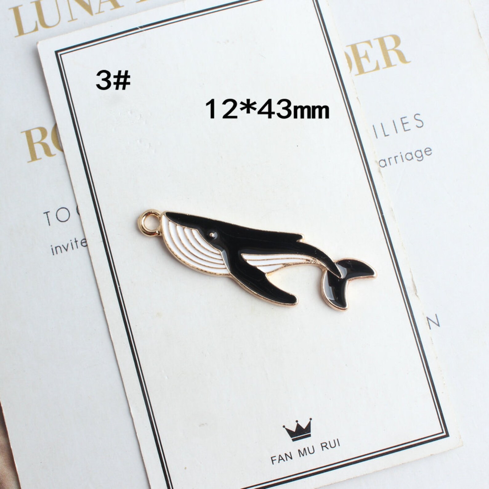 10PCS Enamel Whale Charms Alloy Charm Pendant Tiny Charm - Etsy