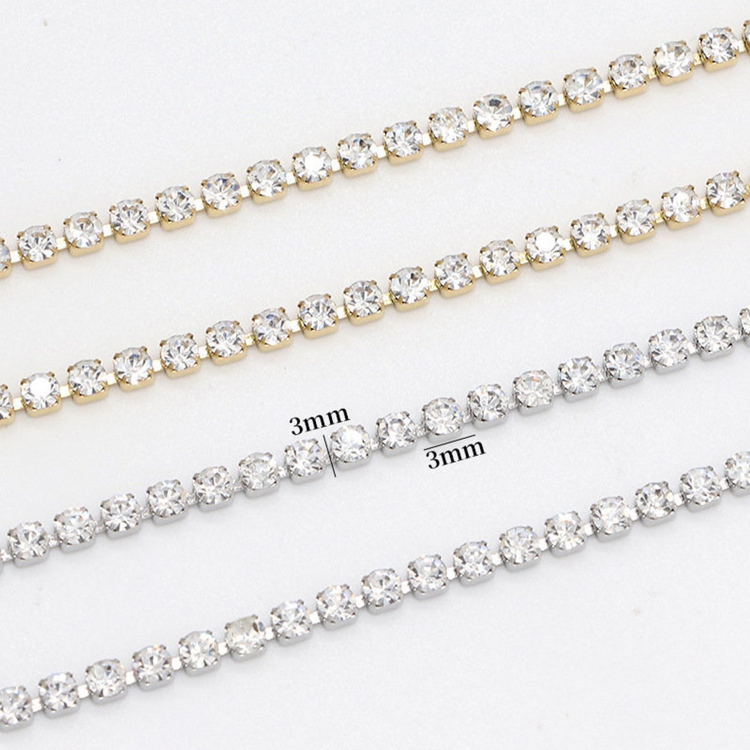 Real Gold Plated Chain, Plain Chain, Cable Chain, Jewelry Chain, Chain ...