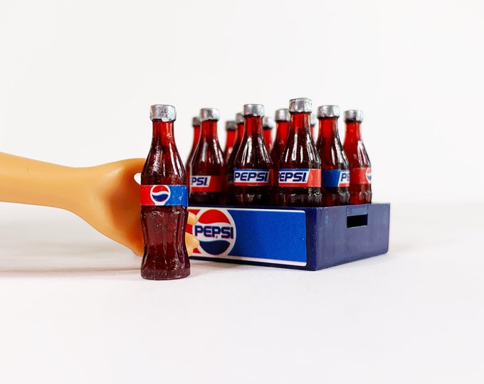 Mini Pepsi Bottles Case of 12 1:6 Scale - Etsy