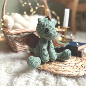 Galahad Dragon Crochet Pattern: Amigurumi Toy (PDF Download) UK Terms ...